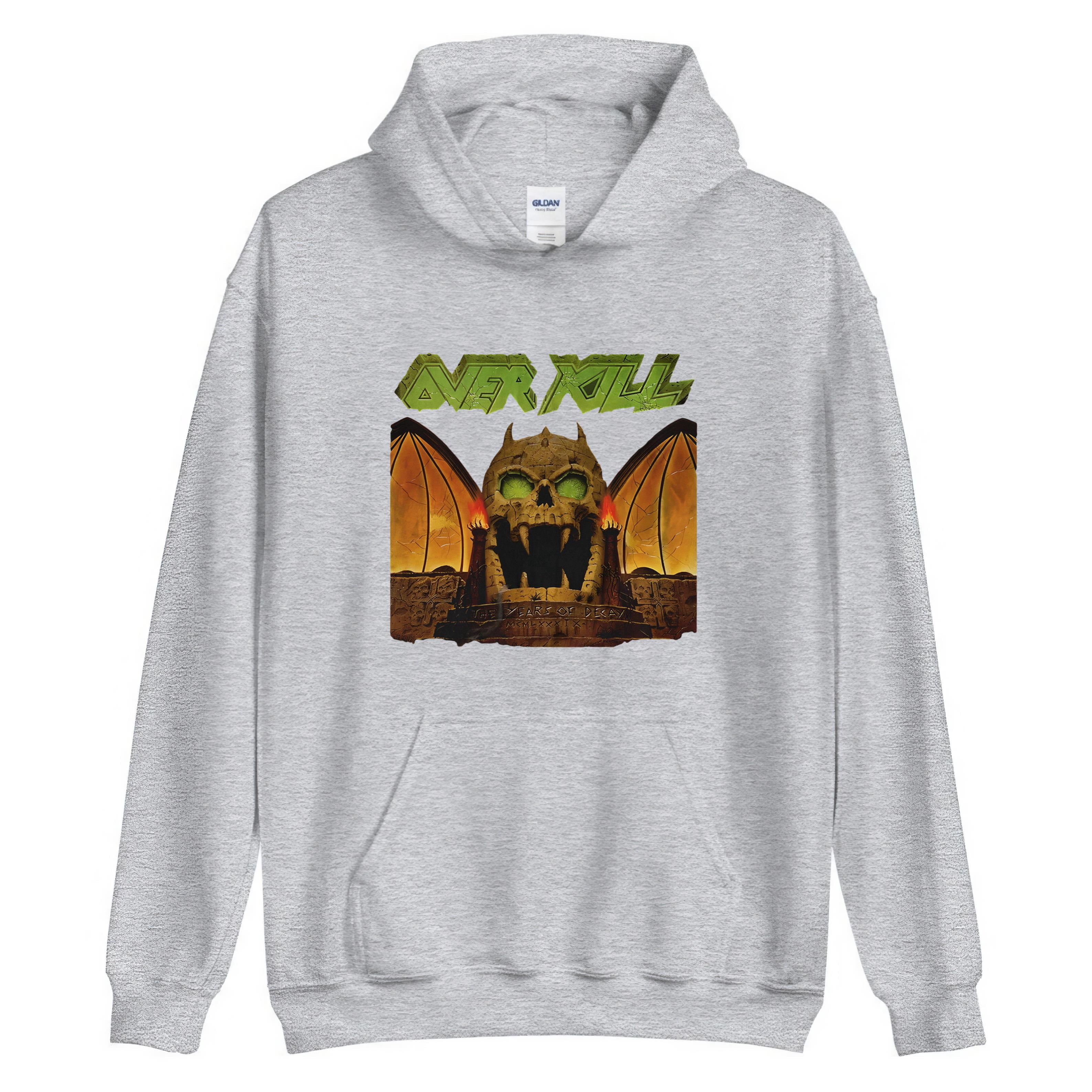Thrash Metal Band Graphic Tee, The Years of Decay Design S-3XL ...