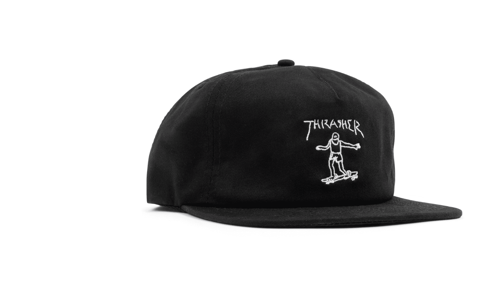 Thrasher Gonz Logo Hat Black White Snapback - Walmart.com