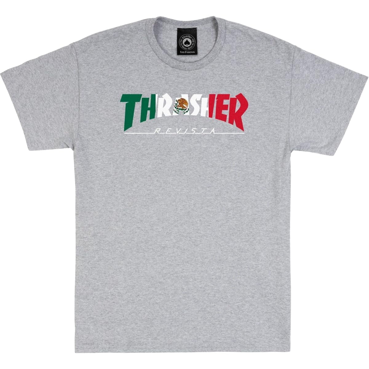 Thrasher Mexico Revista Extra Large Heather Grey - Walmart.com