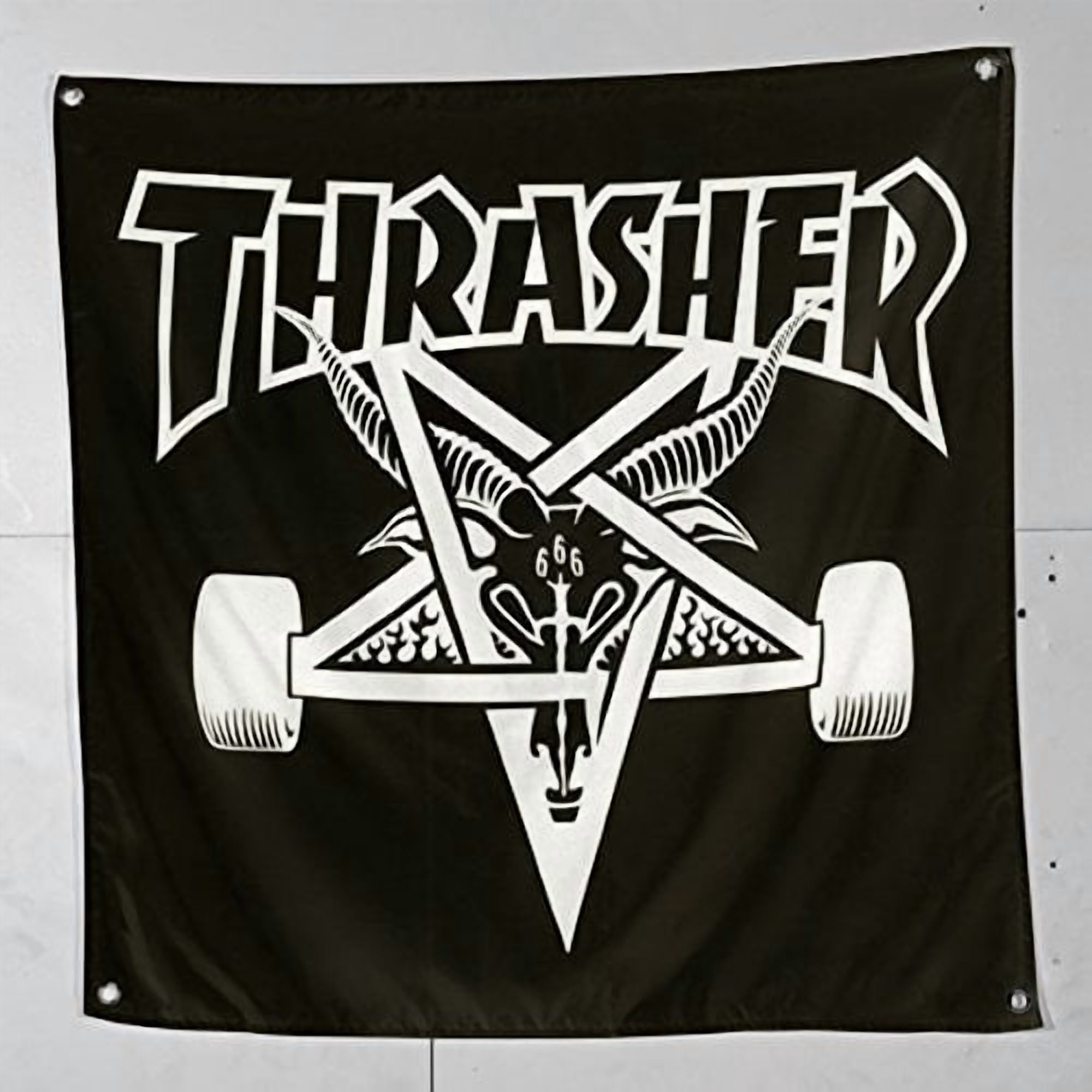 Thrasher Sk8goat Banner Black/White - Walmart.com