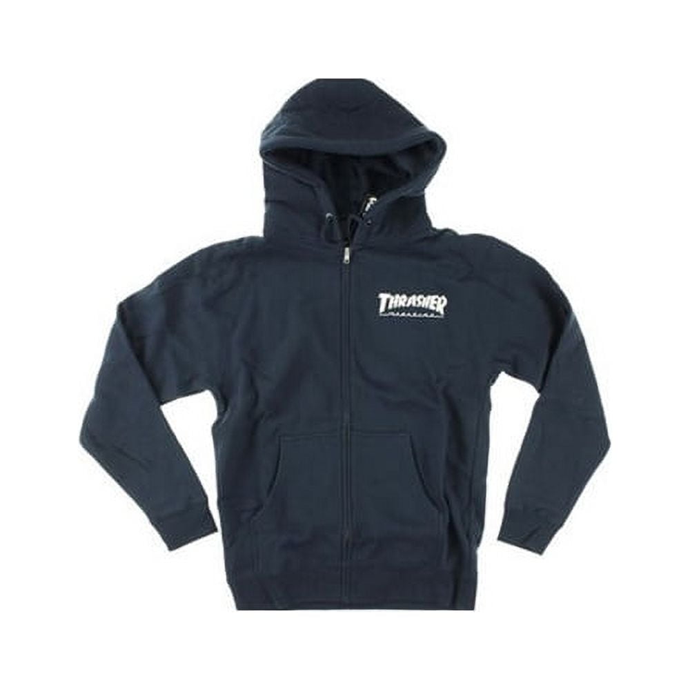Thrasher Skate Mag Zip Hoody Navy Medium - Walmart Business Supplies