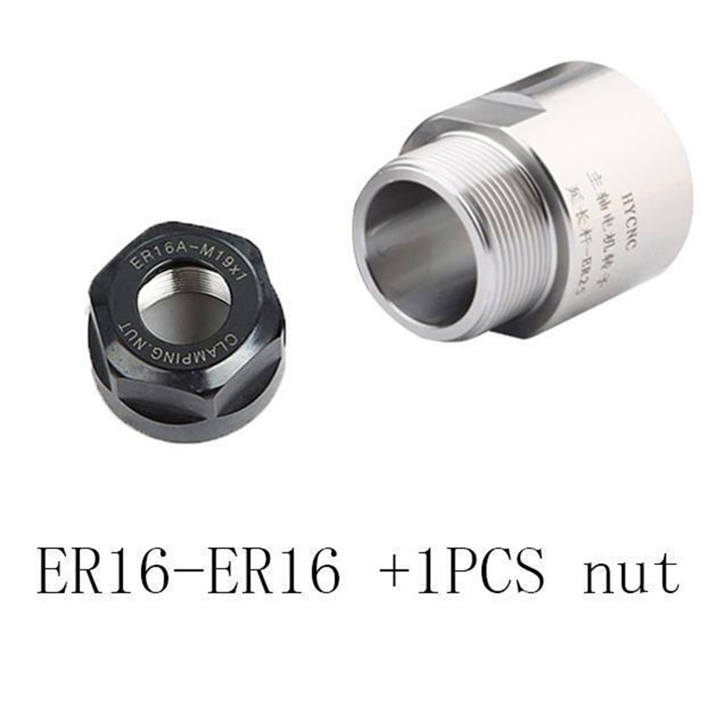 Thread Adapter Er11 Er16 Er20 Er25 Er32 Collet Chuck Spindle For Motor ...