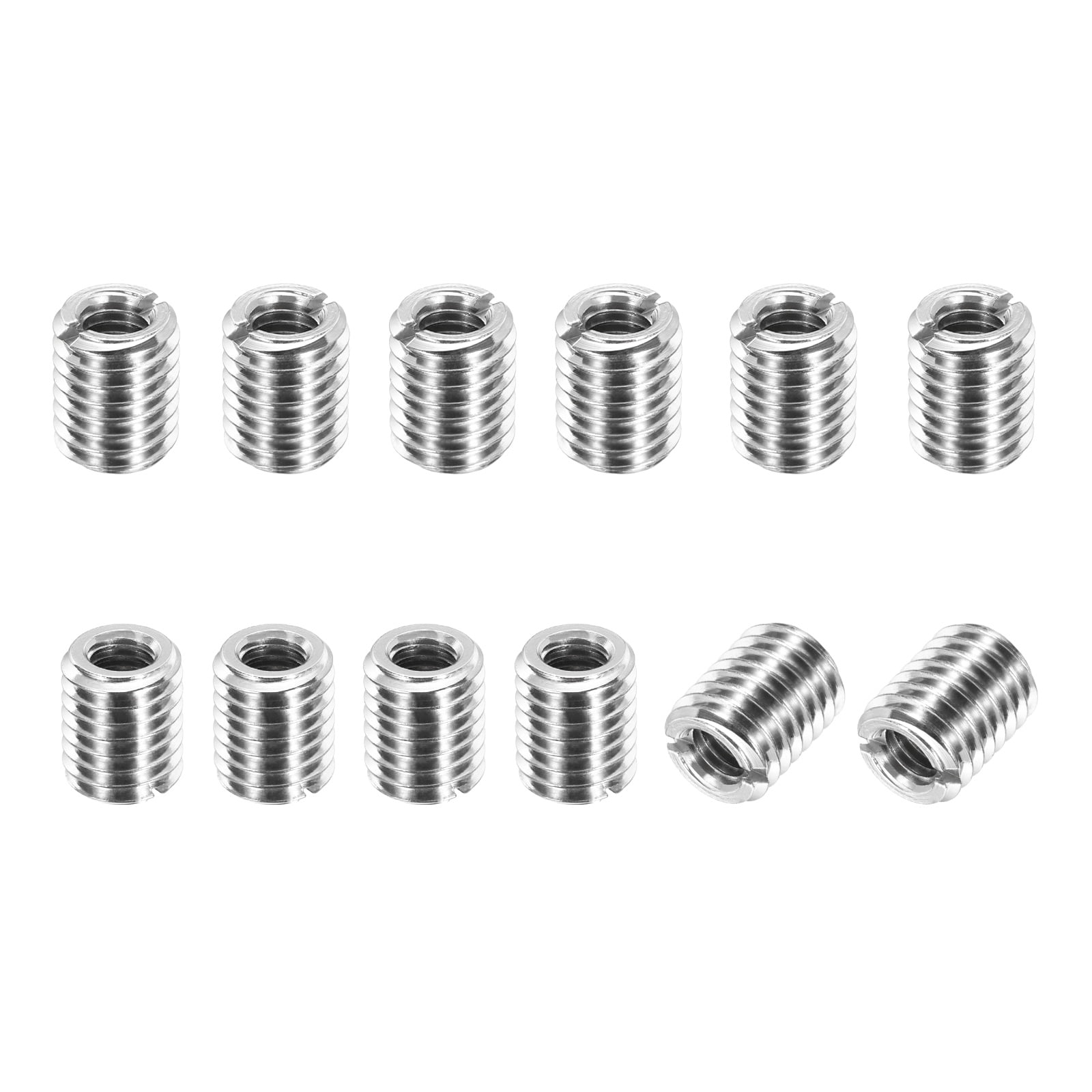 Thread Adapters Sleeve Reducing Nut, 12Pcs M10x1.5 Male to M6x1 Female ...