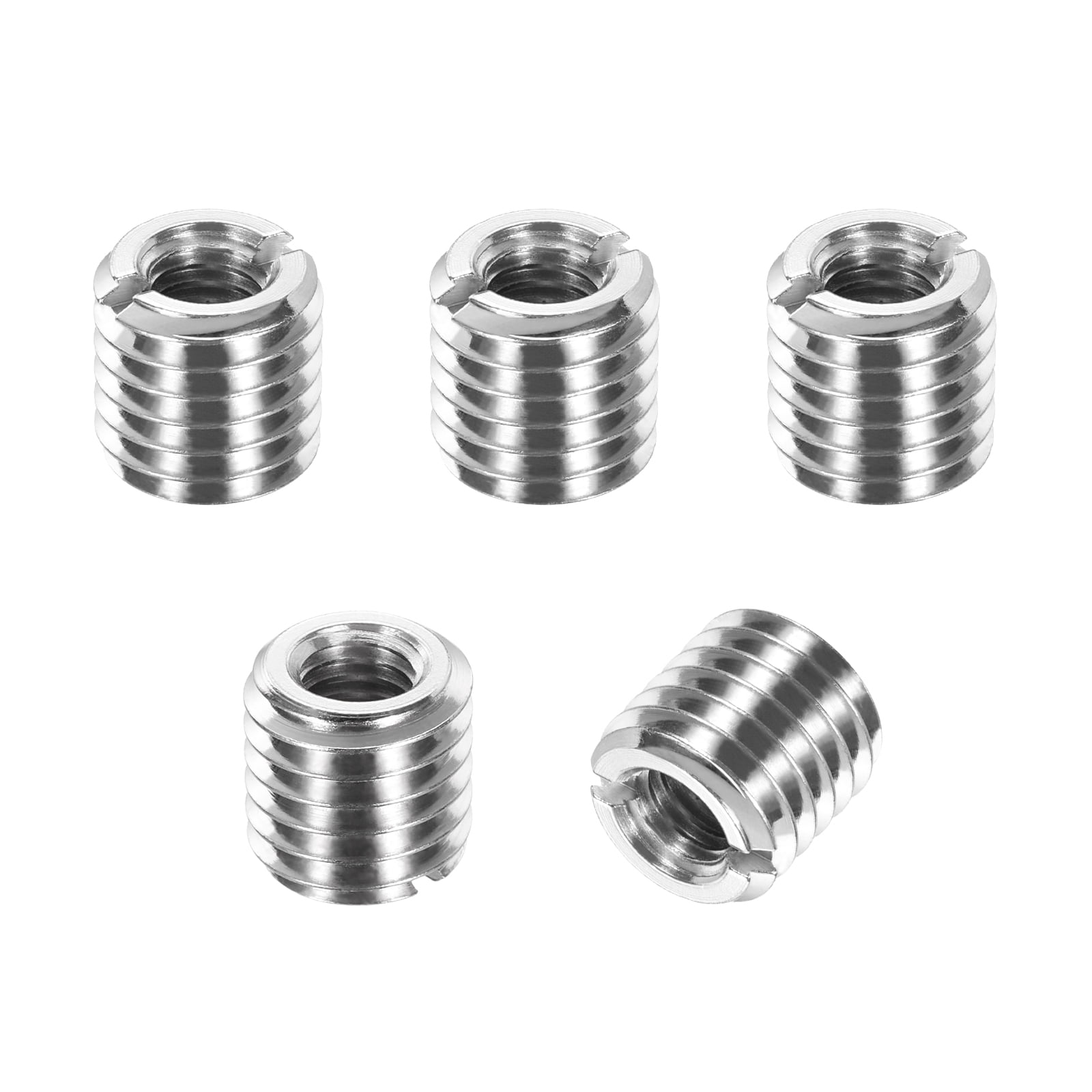 Thread Adapters Sleeve Reducing Nut, 5Pcs M14x2 Male to M8x1.25 Female ...