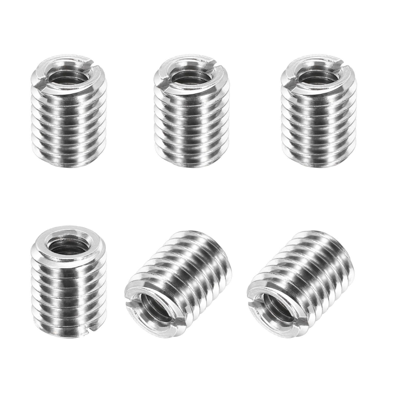 Thread Adapters Sleeve Reducing Nut, 6Pcs M10x1.5 Male to M6x1 Female ...