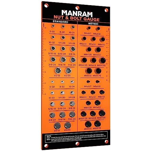 Thread Checker with All-Metal Board, Nut & Bolt Thread Checker, Bolt ...
