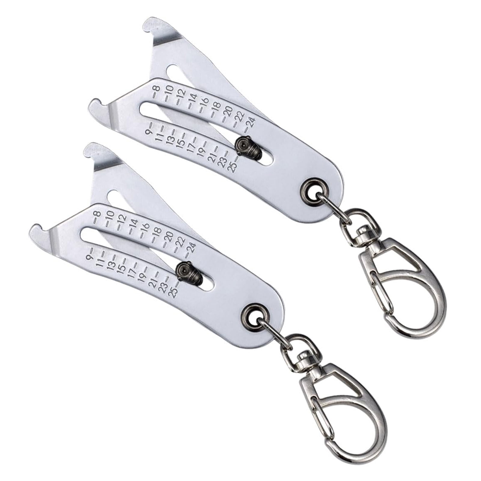 Thread Checker with Keychain Portable Metric Imperial Units Sliding ...
