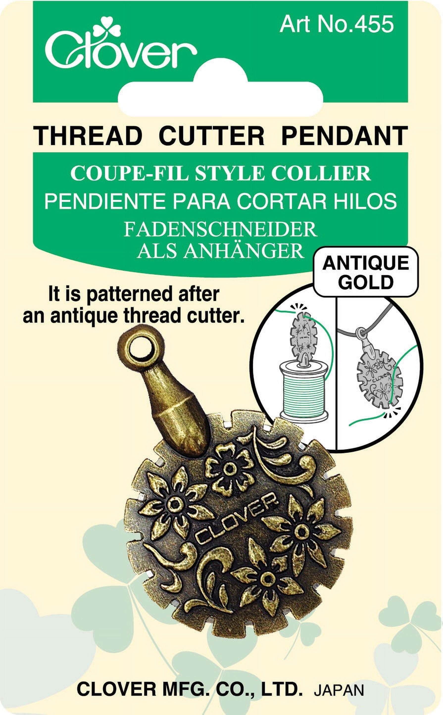 Thread Cutter Pendant - Antique Gold - Walmart.com