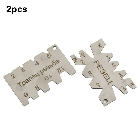 Thread Cutting Gauge Stainless Steel Angle Arc Model Angle Measuring ...