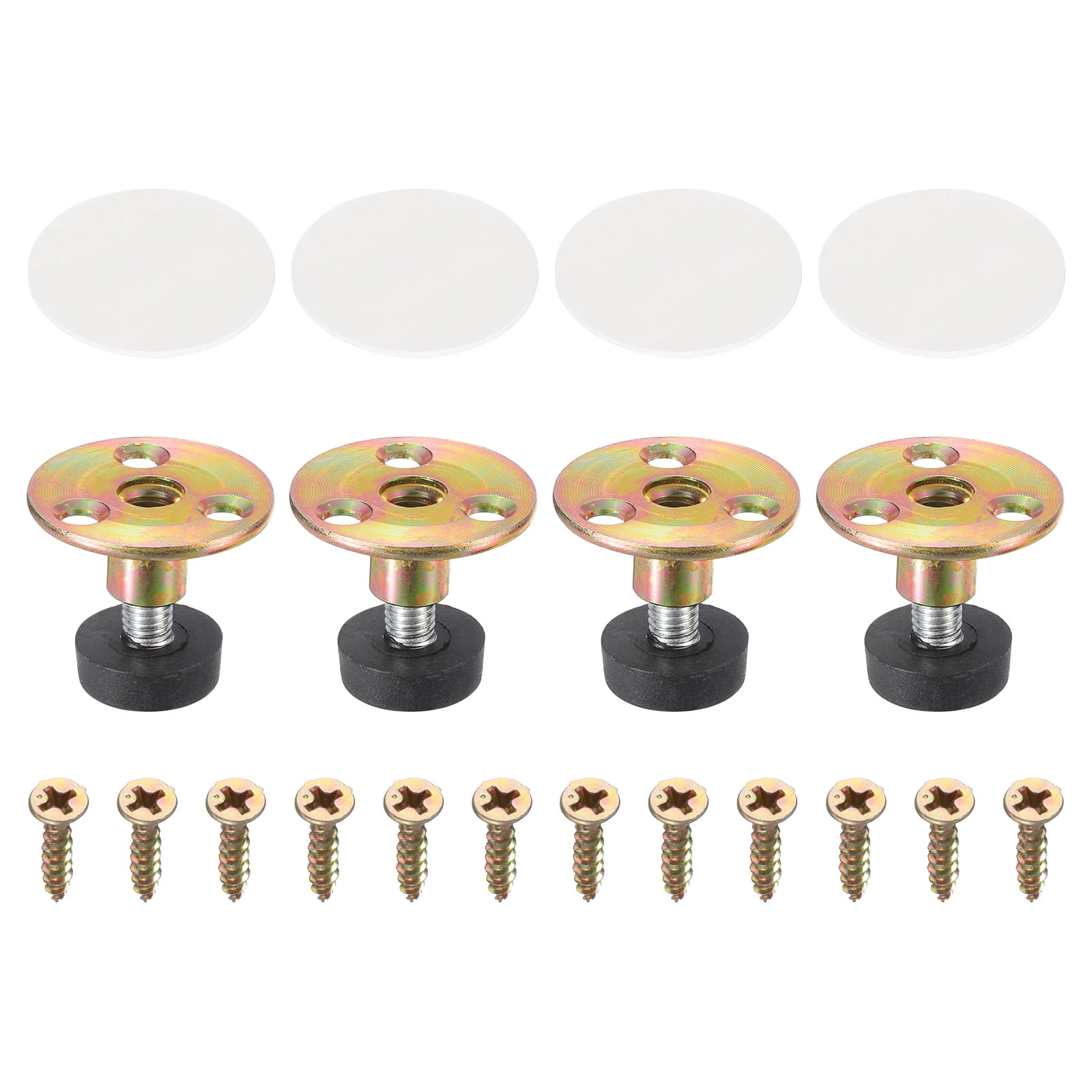 Thread Furniture Leveling Feet, 4Pcs - Adjustable Self-adhesive Screw ...