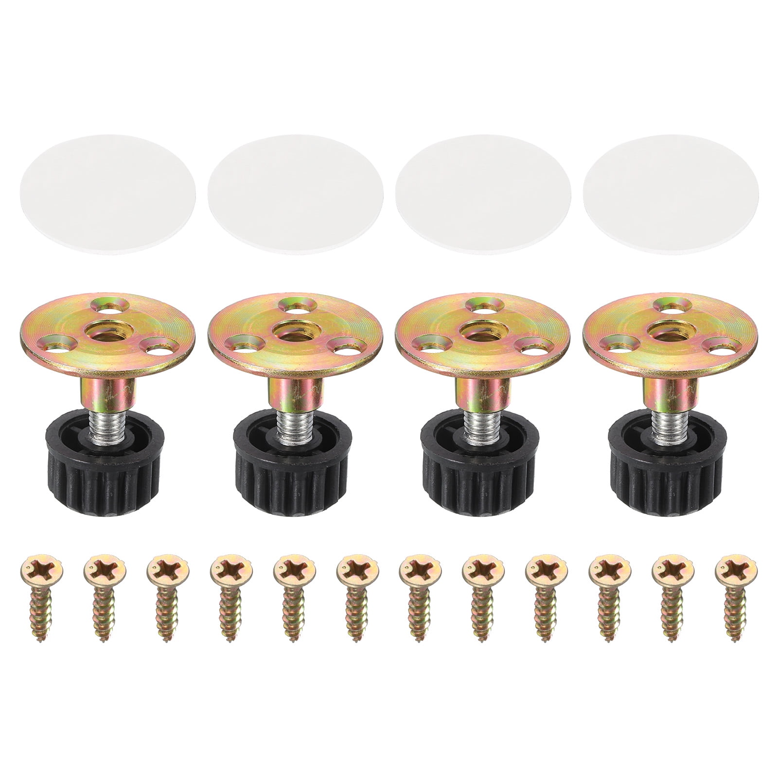 Thread Furniture Leveling Feet, 4Pcs - Adjustable Self-adhesive Screw ...