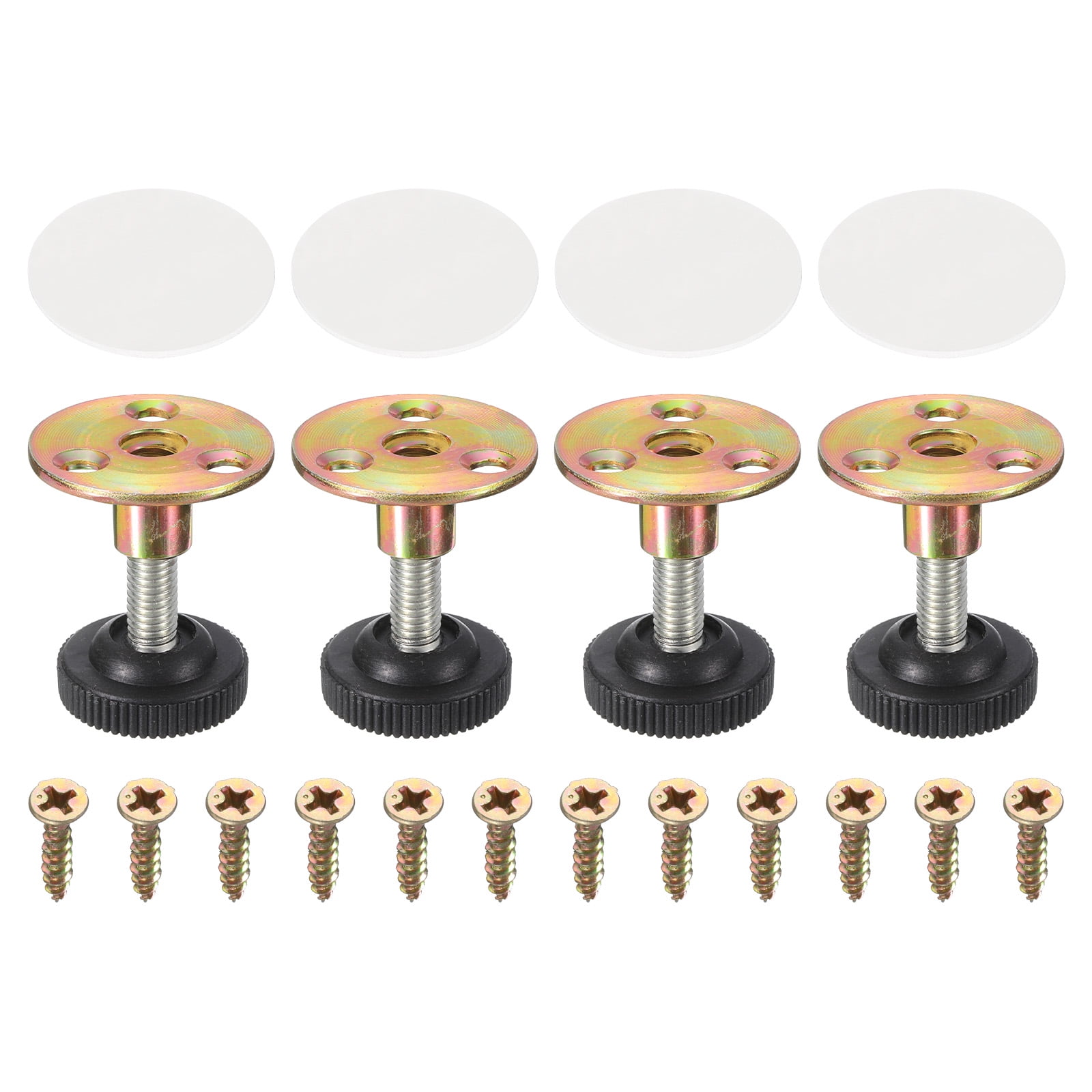 Thread Furniture Leveling Feet, 4Pcs - Adjustable Self-adhesive Screw ...