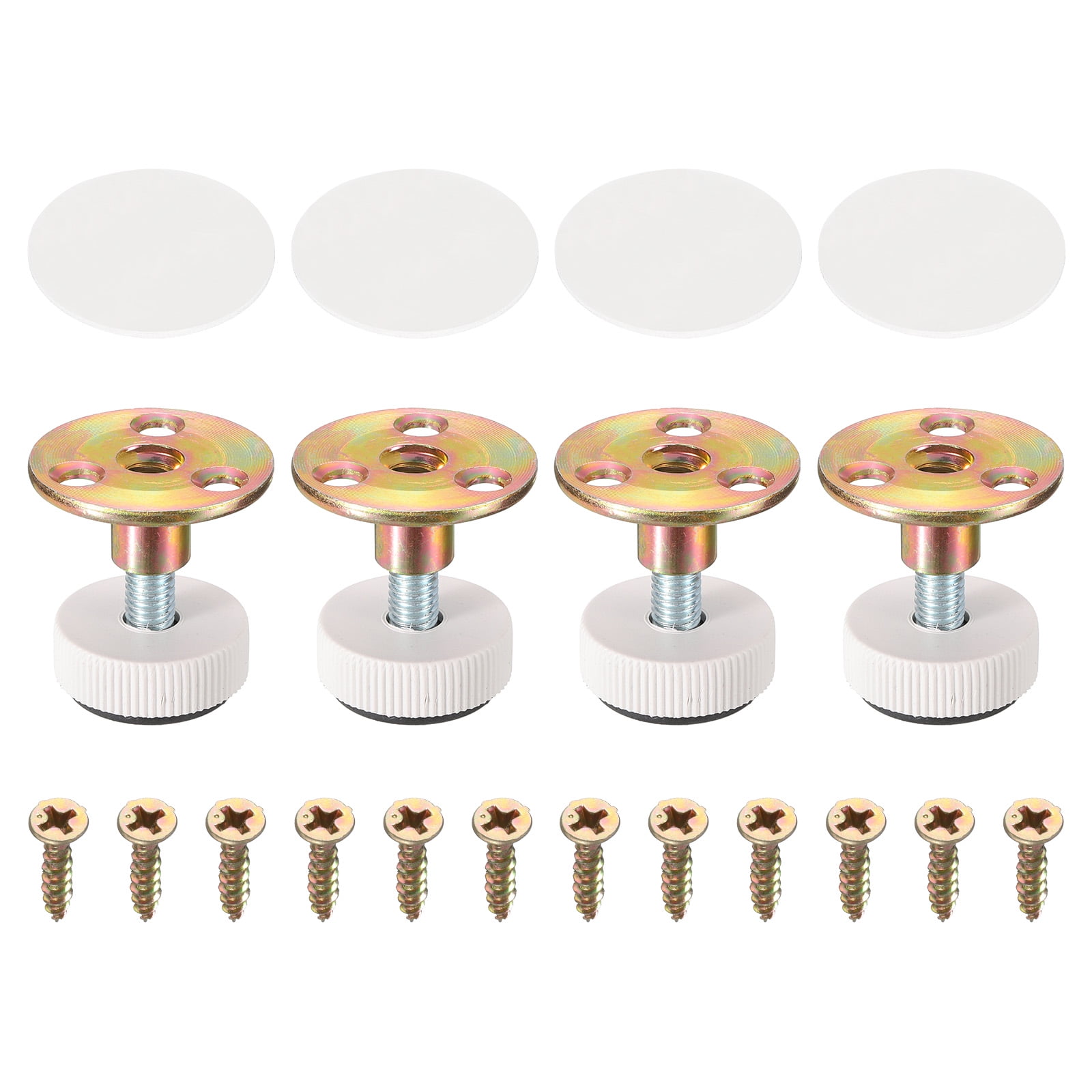 Thread Furniture Leveling Feet, 4Pcs - Adjustable Self-adhesive Screw ...