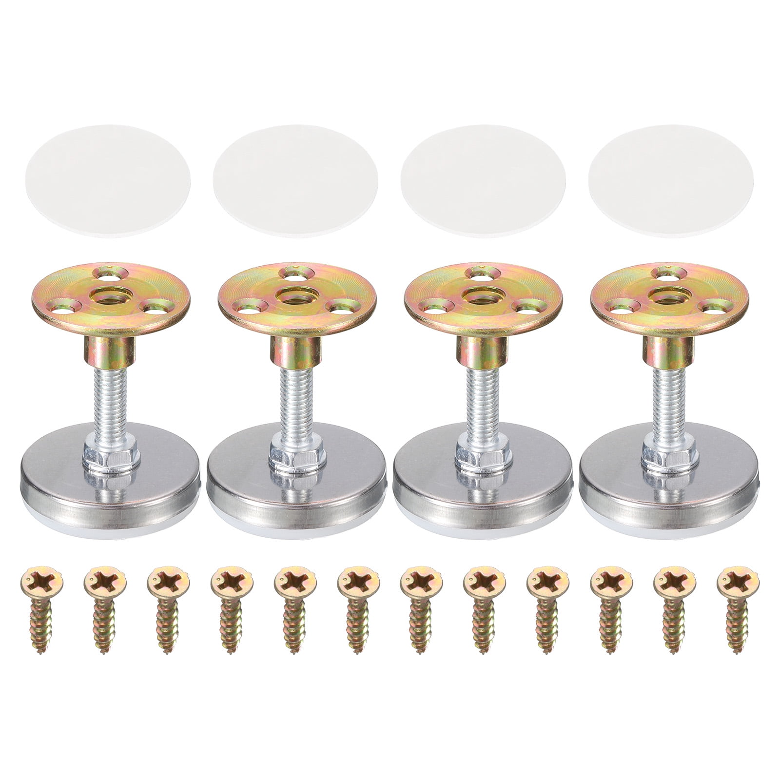 Thread Furniture Leveling Feet, 4Pcs - Adjustable Self-adhesive Screw ...
