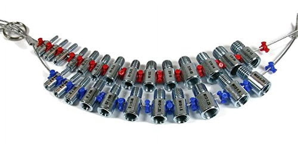 Thread Gauge - Inch & Metric Sizes - Nuts, Bolts & Screws Measuring ...