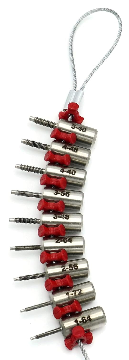 Thread Gauge - Small Inch Sizes - Nuts, Bolts & Screws Measuring ...