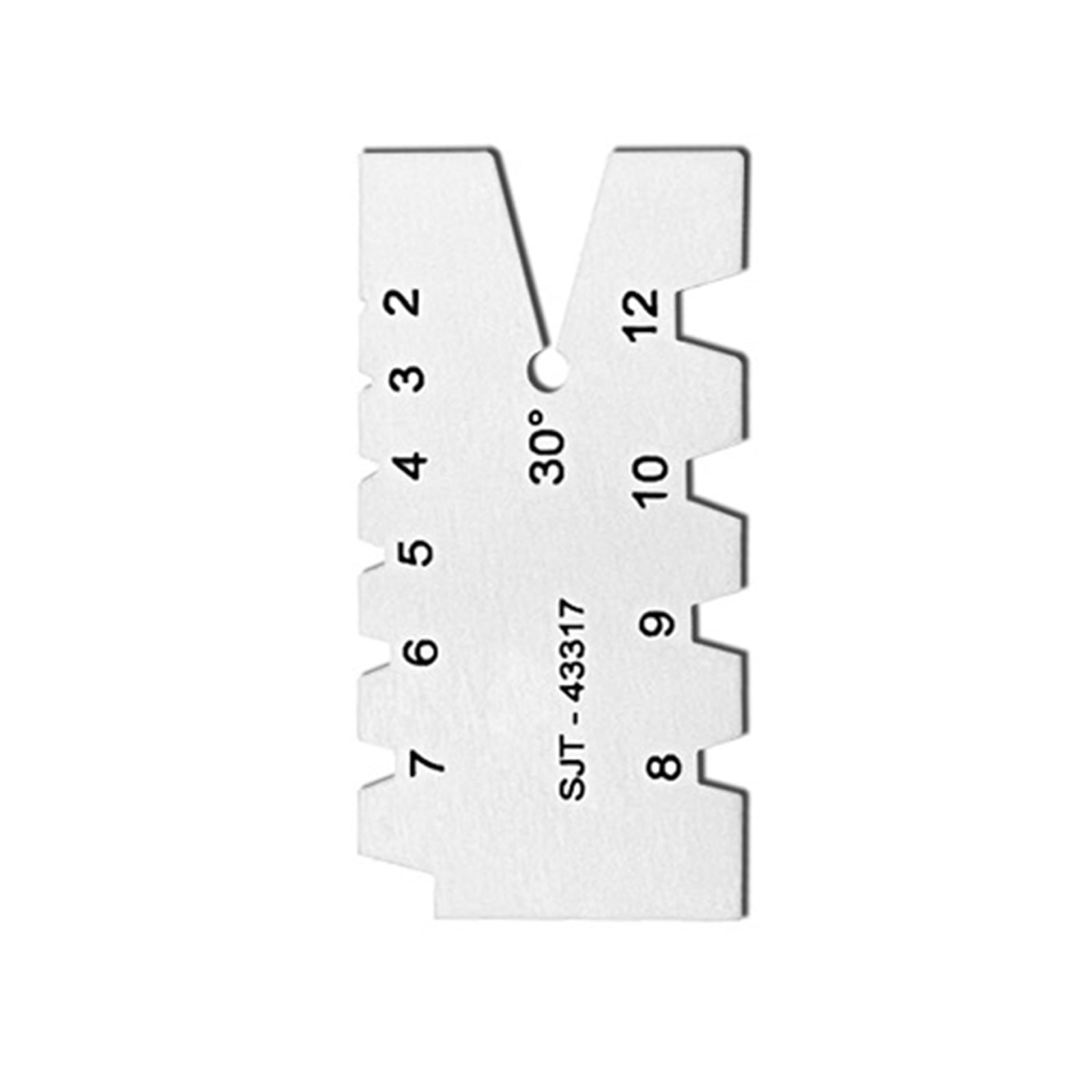Thread Gauge Stainless Steel Angles Measuring Gauge Angles Template ...