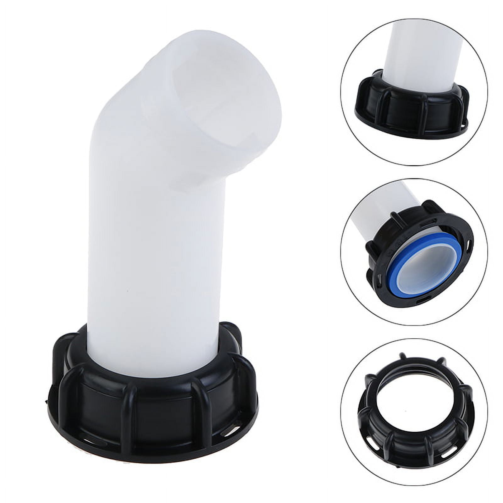 Thread IBC Tank Adapter Extension Drain Spout Hose Nozzle Tap Cap Valve ...