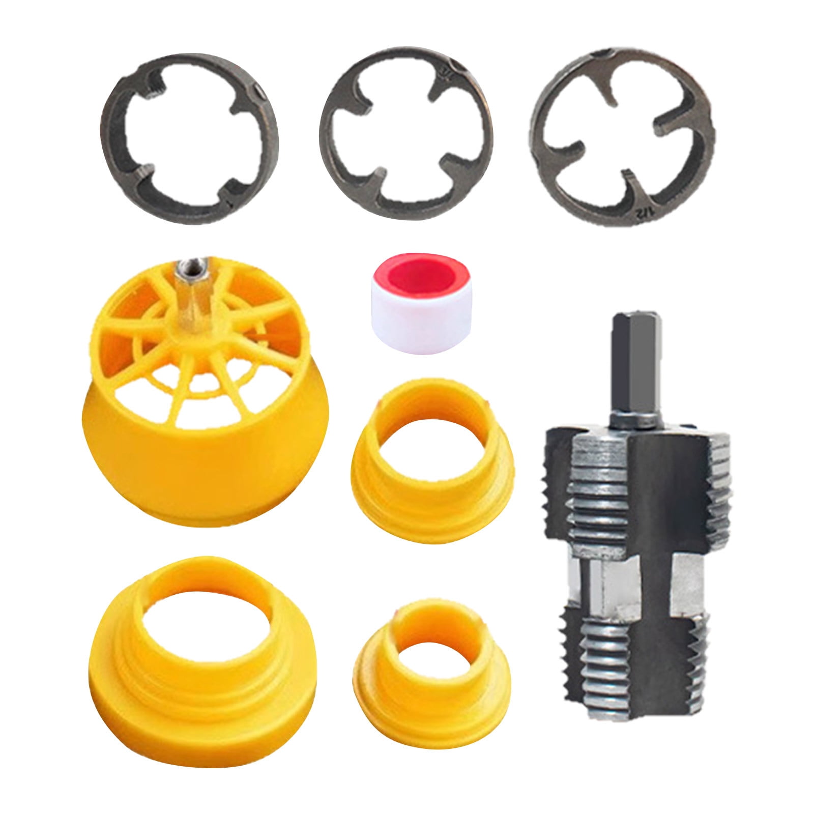 Thread Maker Tool for Electric Drill - Pipe Tap Die Set, Pipe Threader ...