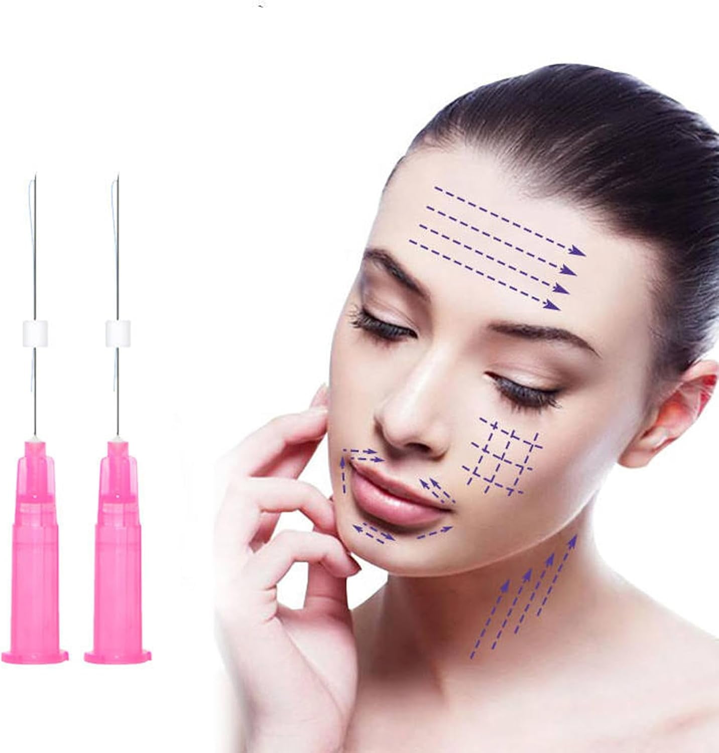 Thread Pdo Pcl Cog Fox Eye Jaw Line Screw/Mono Korea 20pcs/Pack - Walmart.com