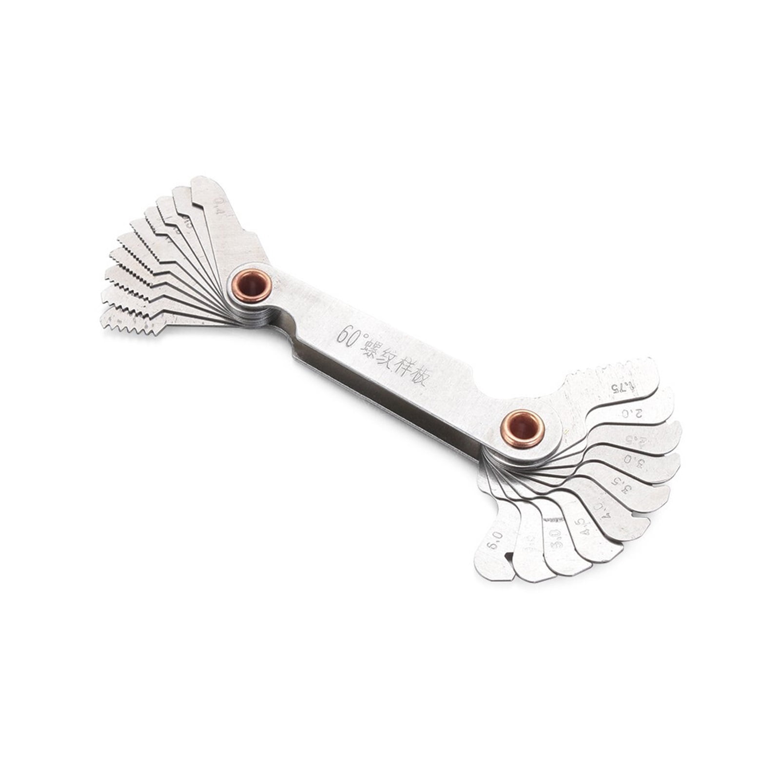 Thread Pitch Cutting Gauge Blade Tool 55 And 60 Degree Inch Metric ...