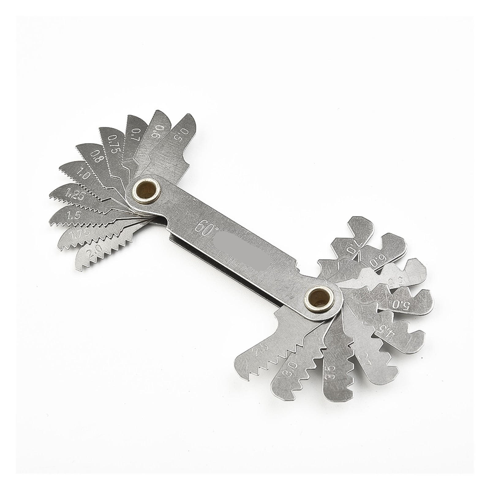 Thread Pitch Cutting Gauge Tool Set Thread Meter Measuring 55 and 60 ...