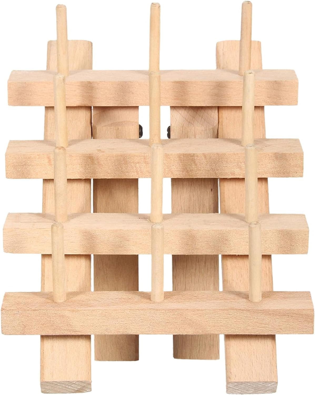 Thread Rack Sew | 12 Coils Thread Organizer Rack,Wooden Folding Thread ...