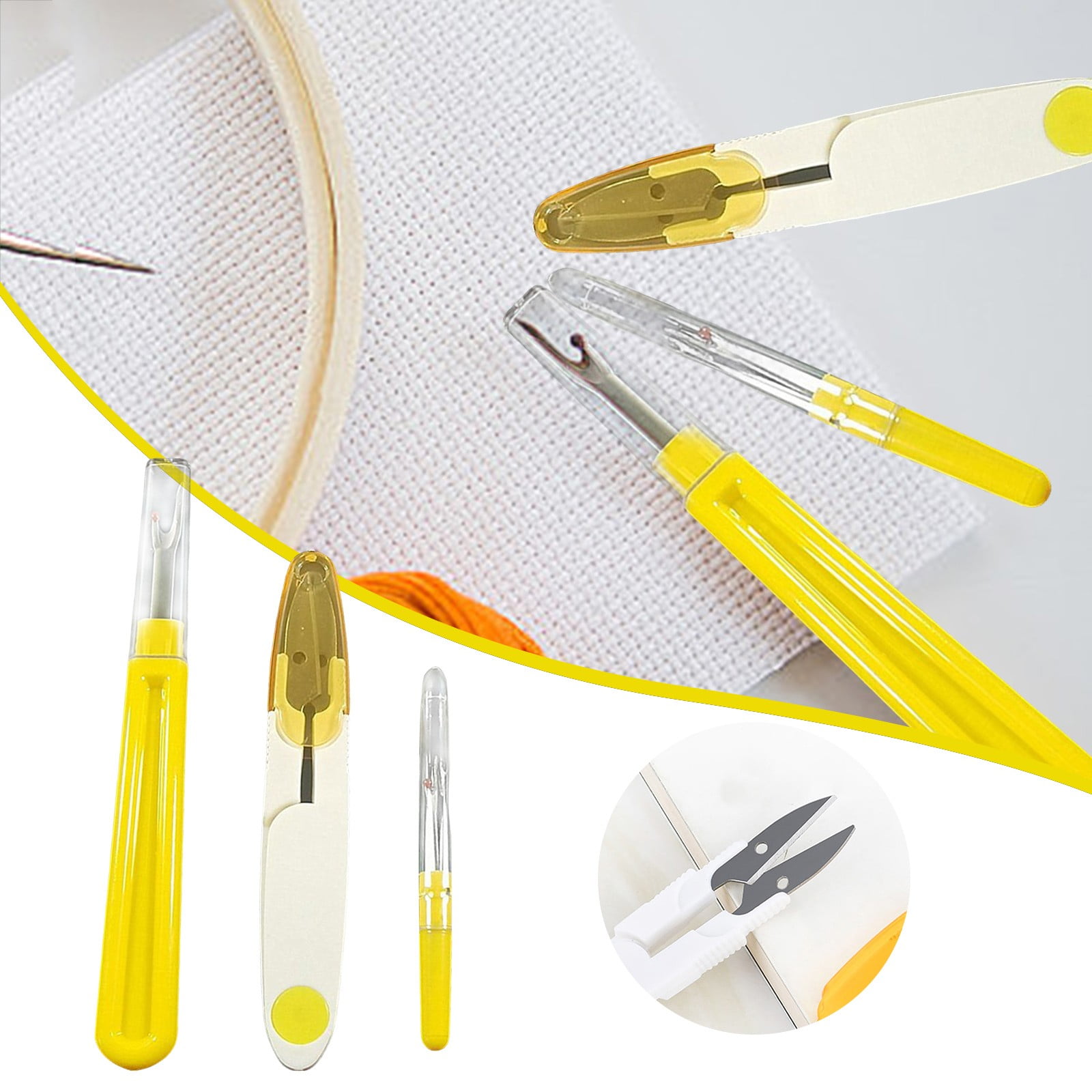 Thread Removal Set, Sewing Thread Remover, Combined Thread Cutter ...