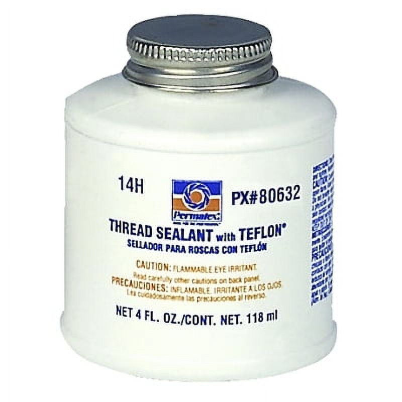 Thread Sealant with PTFE, 16 oz, Can, White | Bundle of 2 Each ...