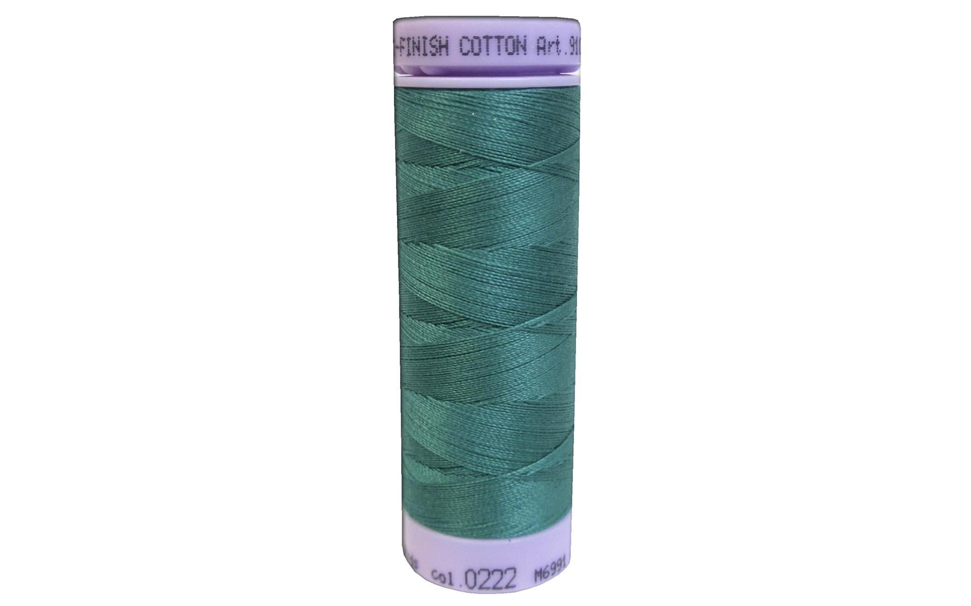 Mettler Silk Finish 50wt 164yd Cotton Thread Green - Walmart.com