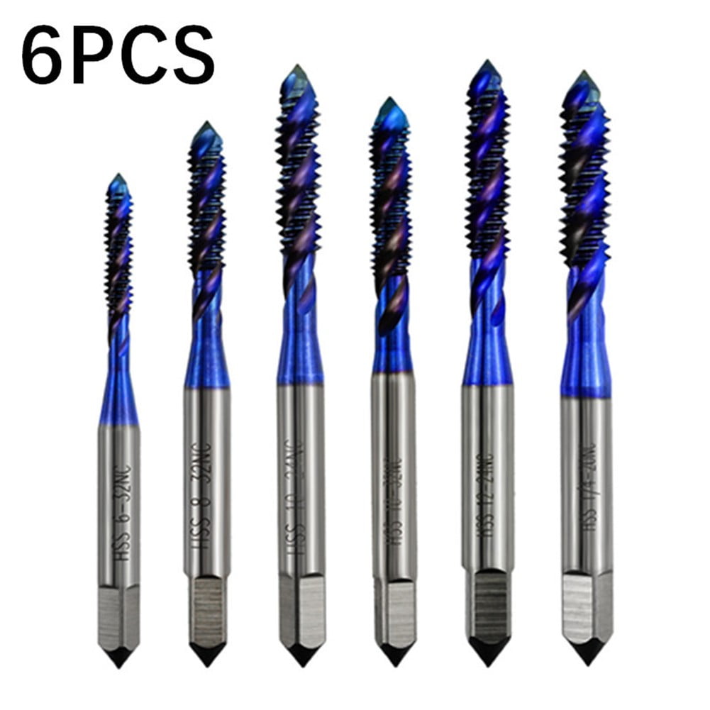 Thread Tap Drill Bit Spiral Flute Screw Machine Tap Metal Screw Hole ...