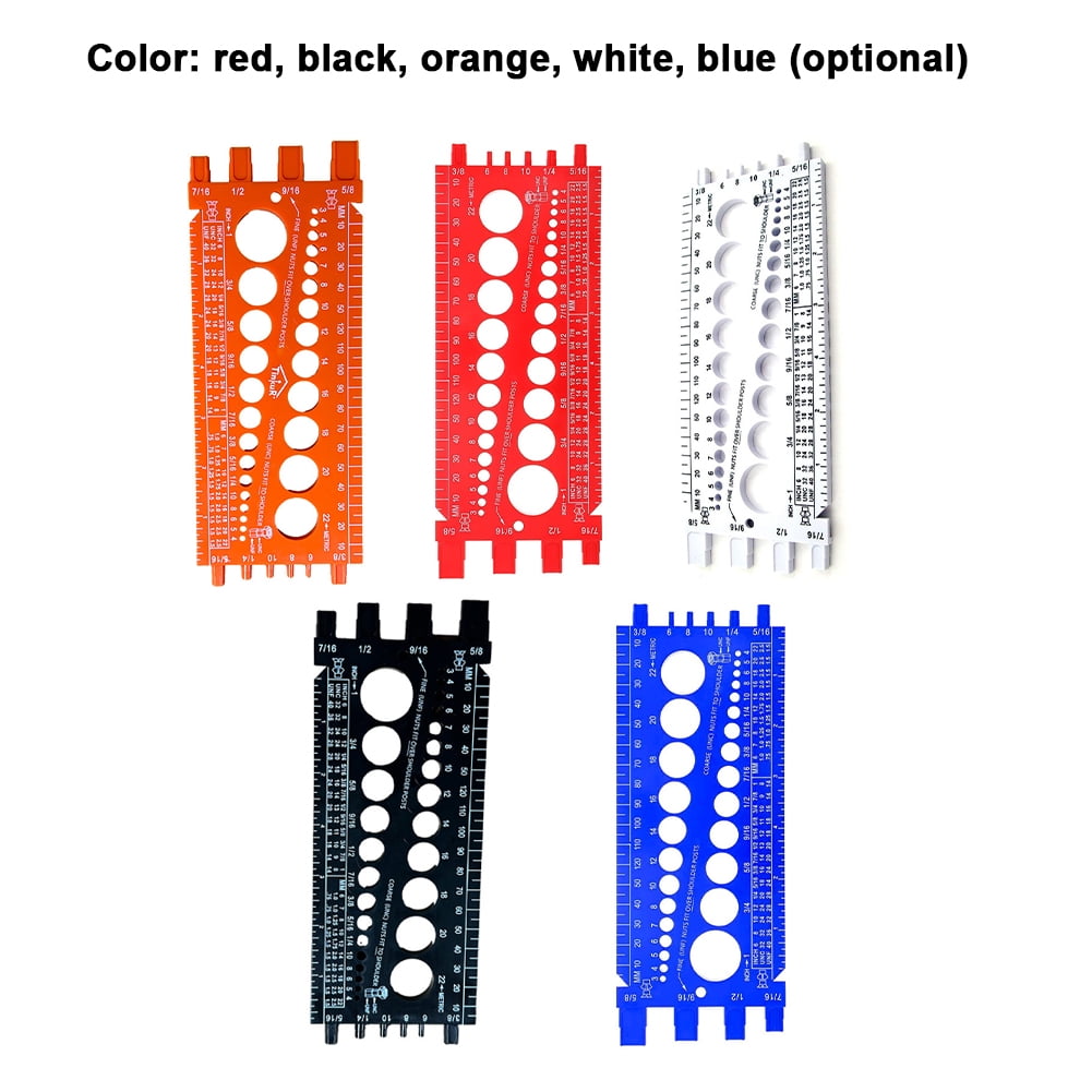 Thread Tester,Bolt Size Checker And Imperial Tester Size Identification ...