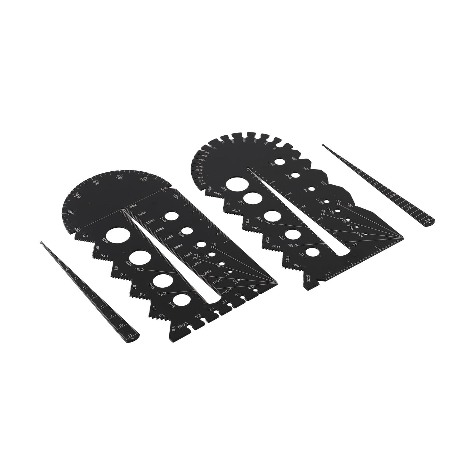 Thread Tool Gauge Metric Imperial Screw Gauge Aluminum Alloy High for ...