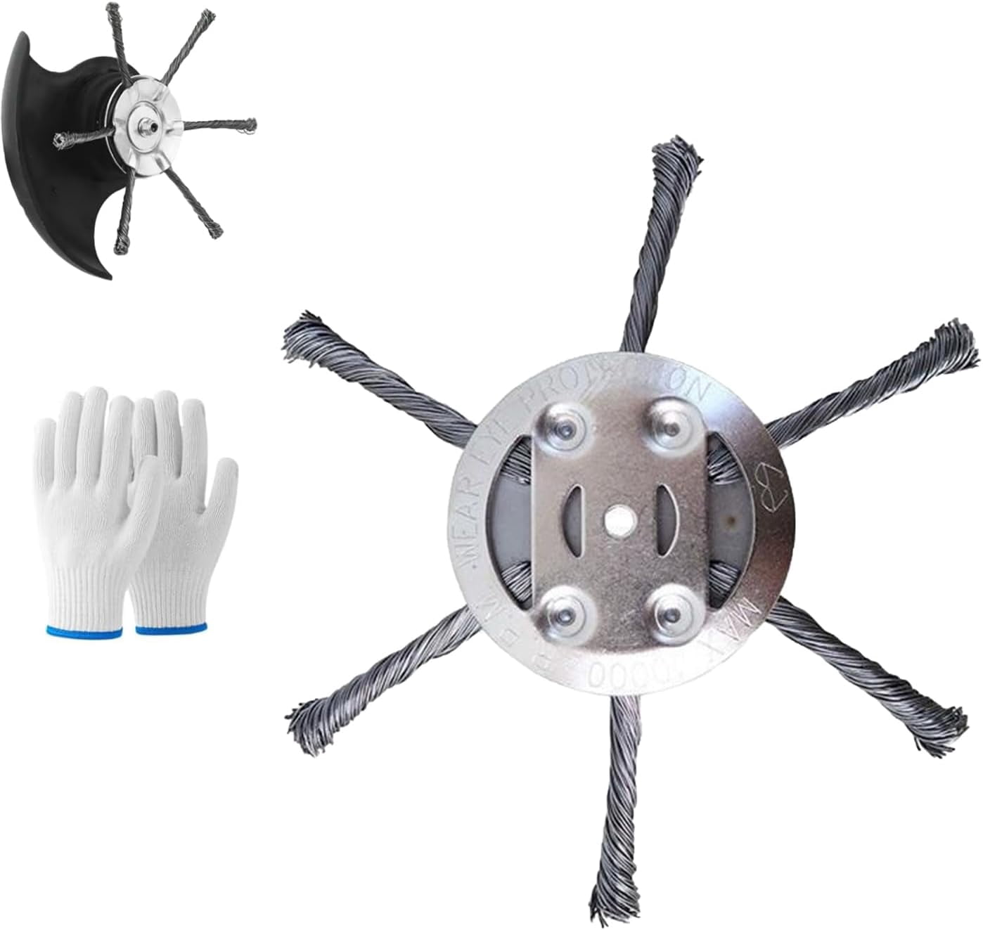Thread Trimmer Replacement Head, New Steel Wire Grass Cutting Head 6 ...