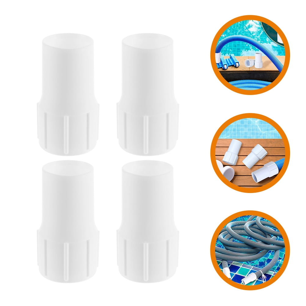 Pawsdot 4Pcs Swimming Pool Vacuum Hose Connector Threaded Plastic ...