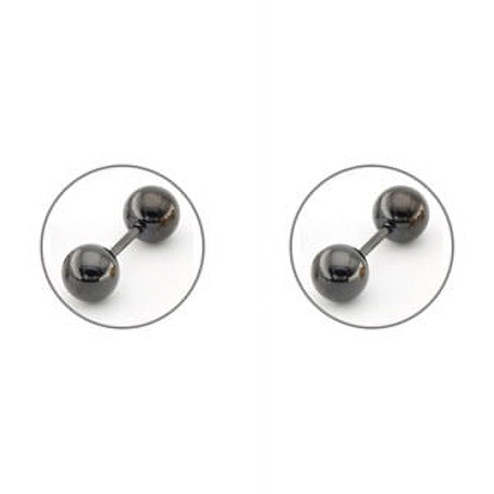 Thread Twist Dumbbell Cartilage Ear Studs Titanium Steel Gold Bean ...
