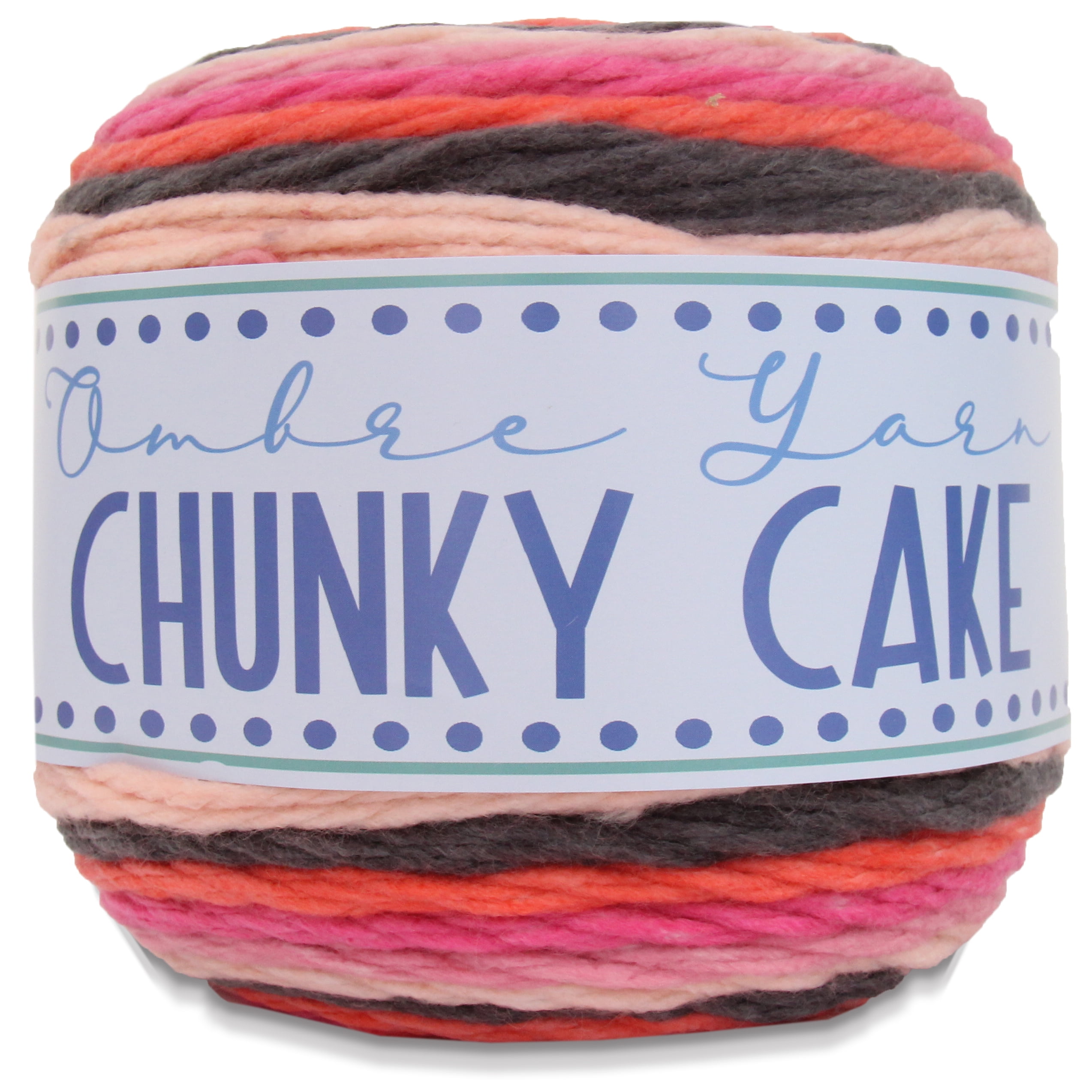 ThreadArt Ombre Yarn - Big Chunky Yarn Cake, 300g (316 Yards) – Thick ...