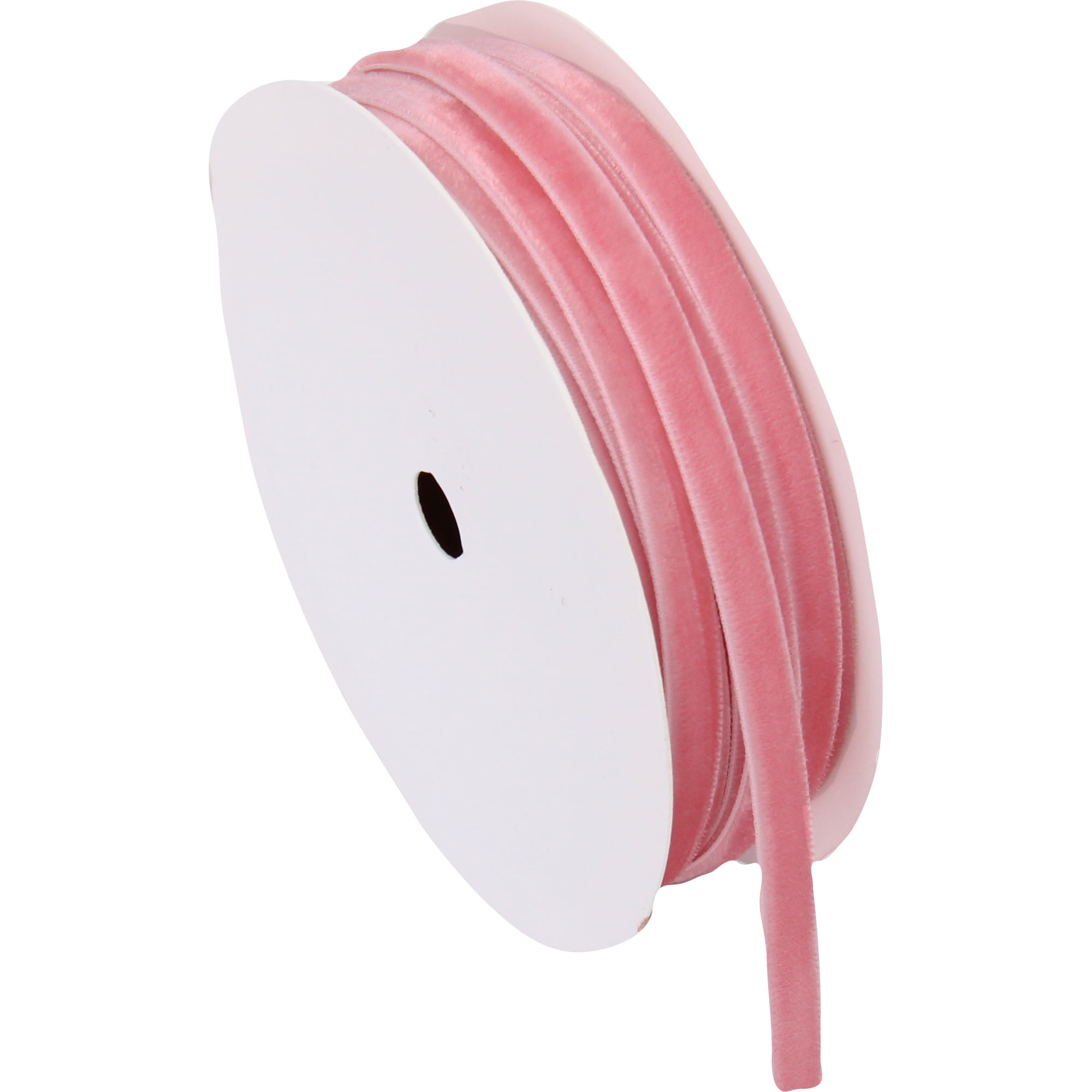 ThreadArt Thin Velvet Ribbon 1/4 Inch - Velvet Ribbon for Gift Wrapping ...