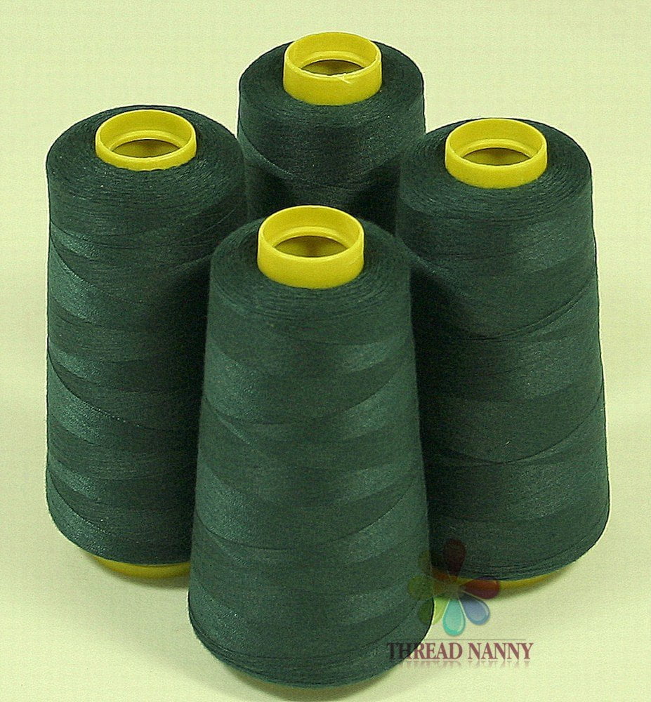 ThreadNanny 4 Large Cones(3000 Yards Each)Polyester Threads for Sewing ...