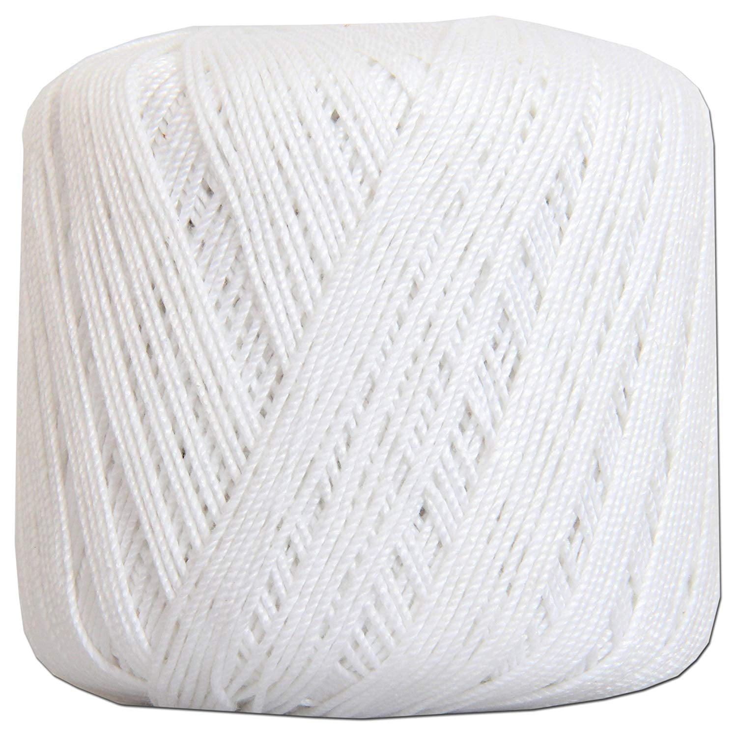 Threadart 100 Percent Cotton Crochet Thread, White, Size 3, 140 Yards ...