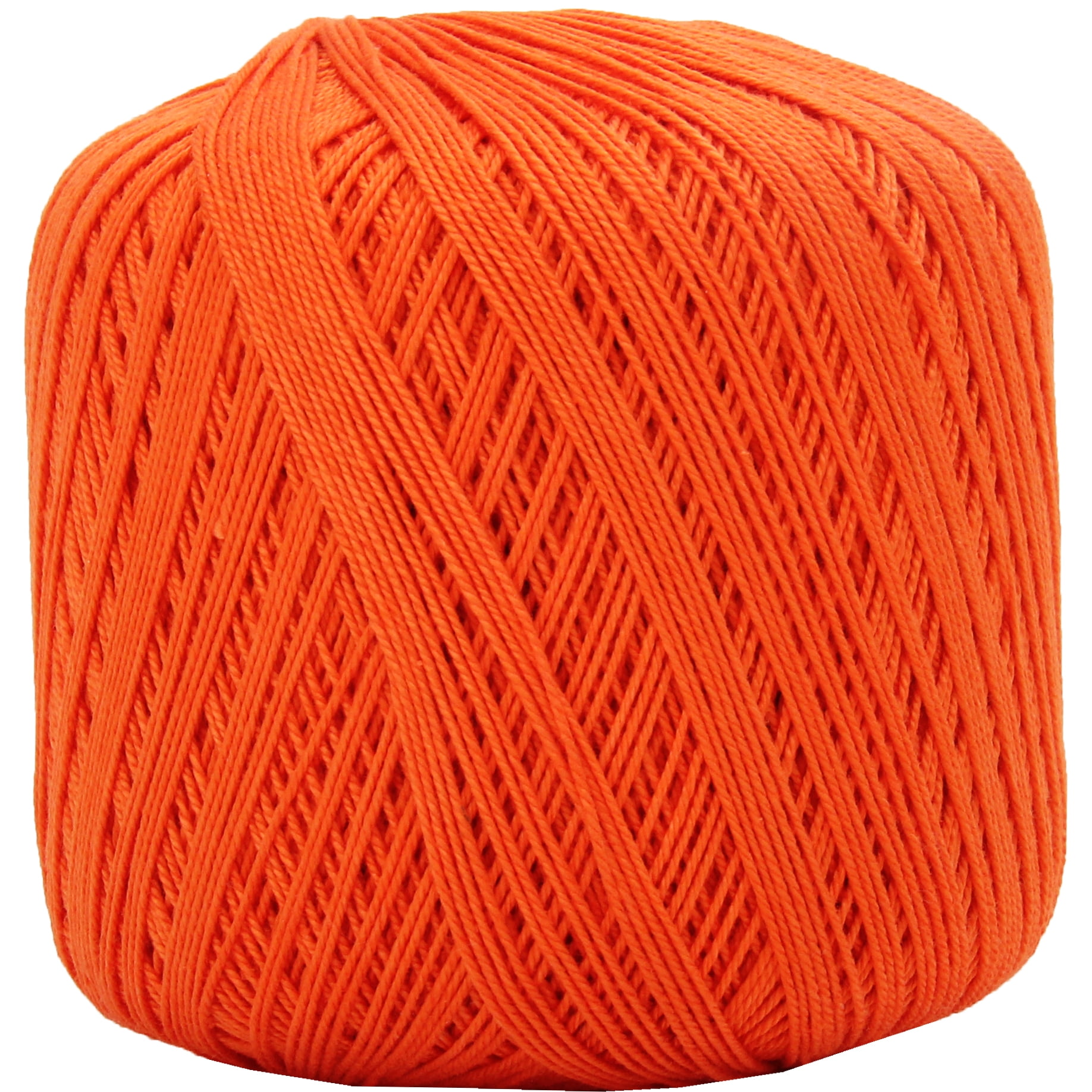 Threadart 100% Pure Cotton Crochet Thread - ORANGE - For tablecloths ...