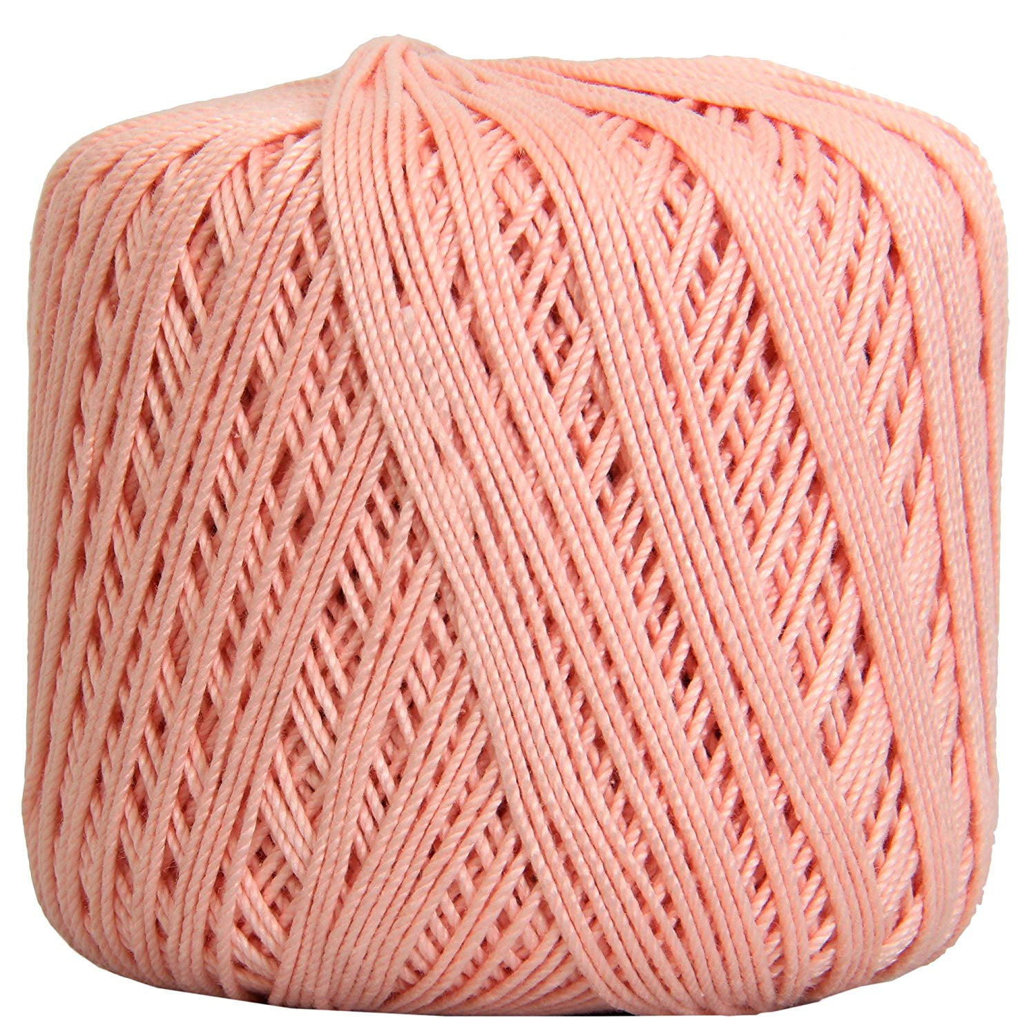 Threadart 100% Pure Cotton Crochet Thread - LT PINK - For tablecloths ...