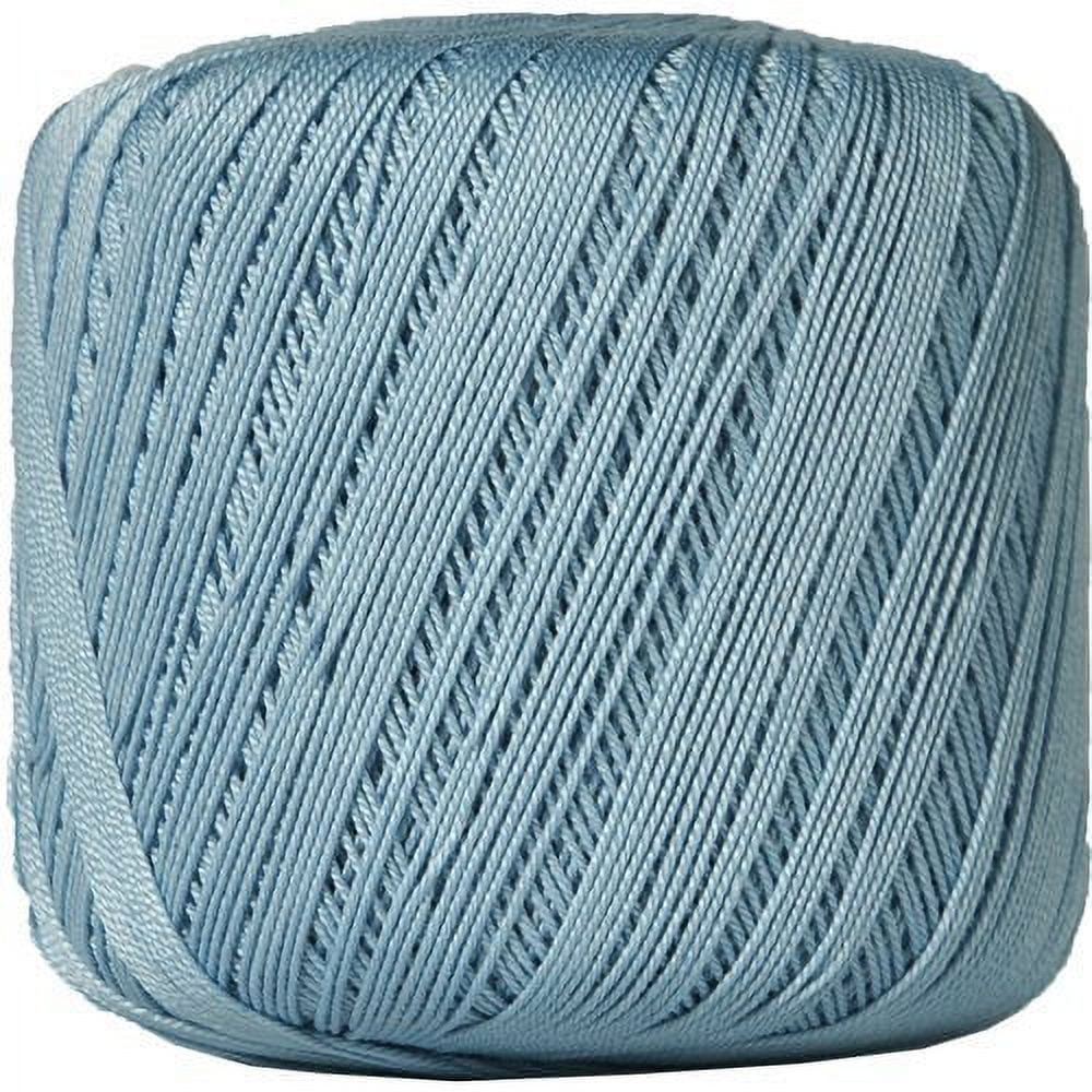Threadart 100% Pure Cotton Crochet Thread - LT BLUE - For tablecloths ...