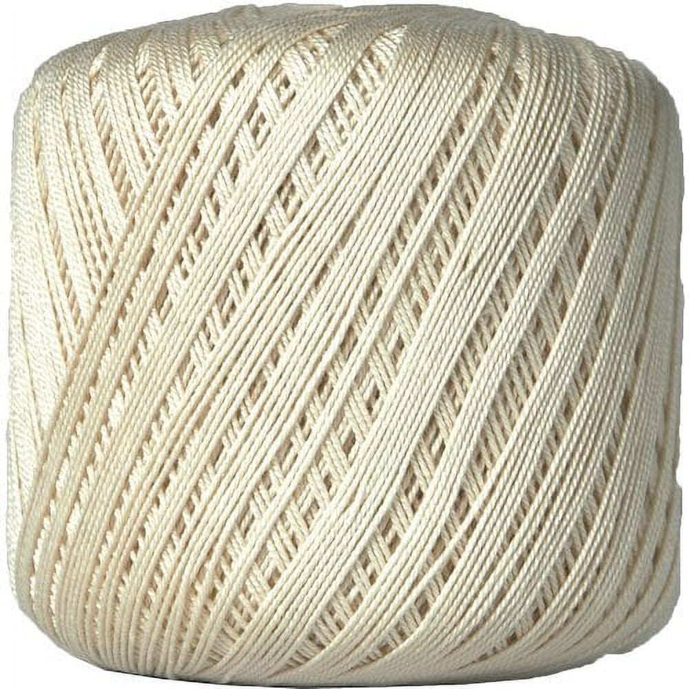Threadart 100% Cotton Crochet Thread, Mercerized, Size 10, 175 Yards ...