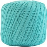 Threadart 100% Pure Cotton Crochet Thread - AQUA - For tablecloths ...