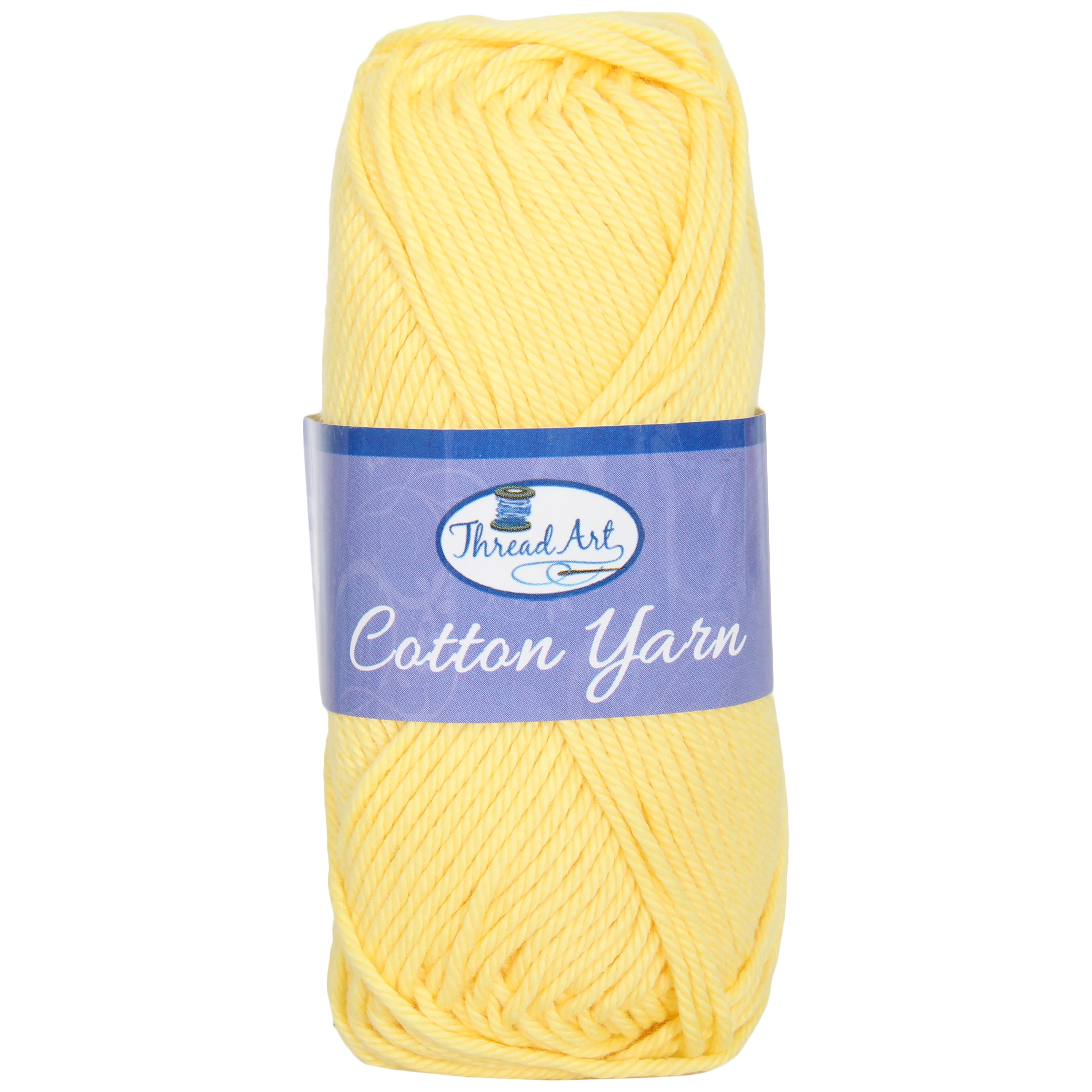 Threadart 100% Pure Cotton Crochet Yarn | 50 gram Skeins | Worsted ...