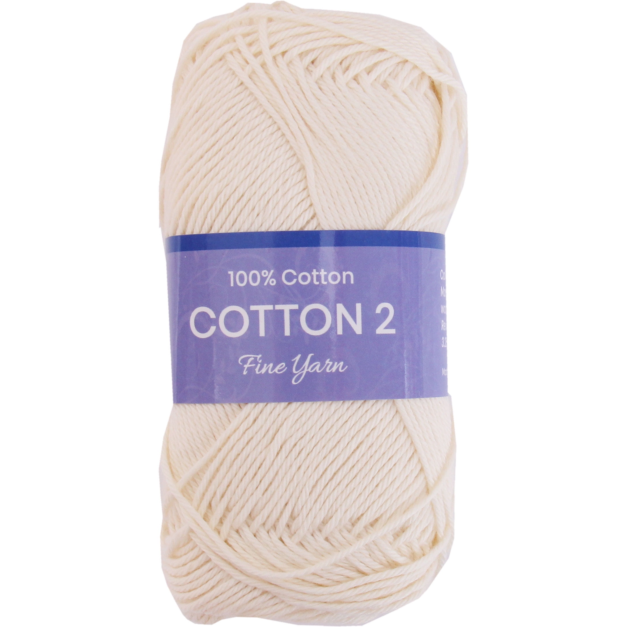 Threadart 100% Pure Cotton Crochet Yarn Size 2 | 50 gram Skeins |165 ...