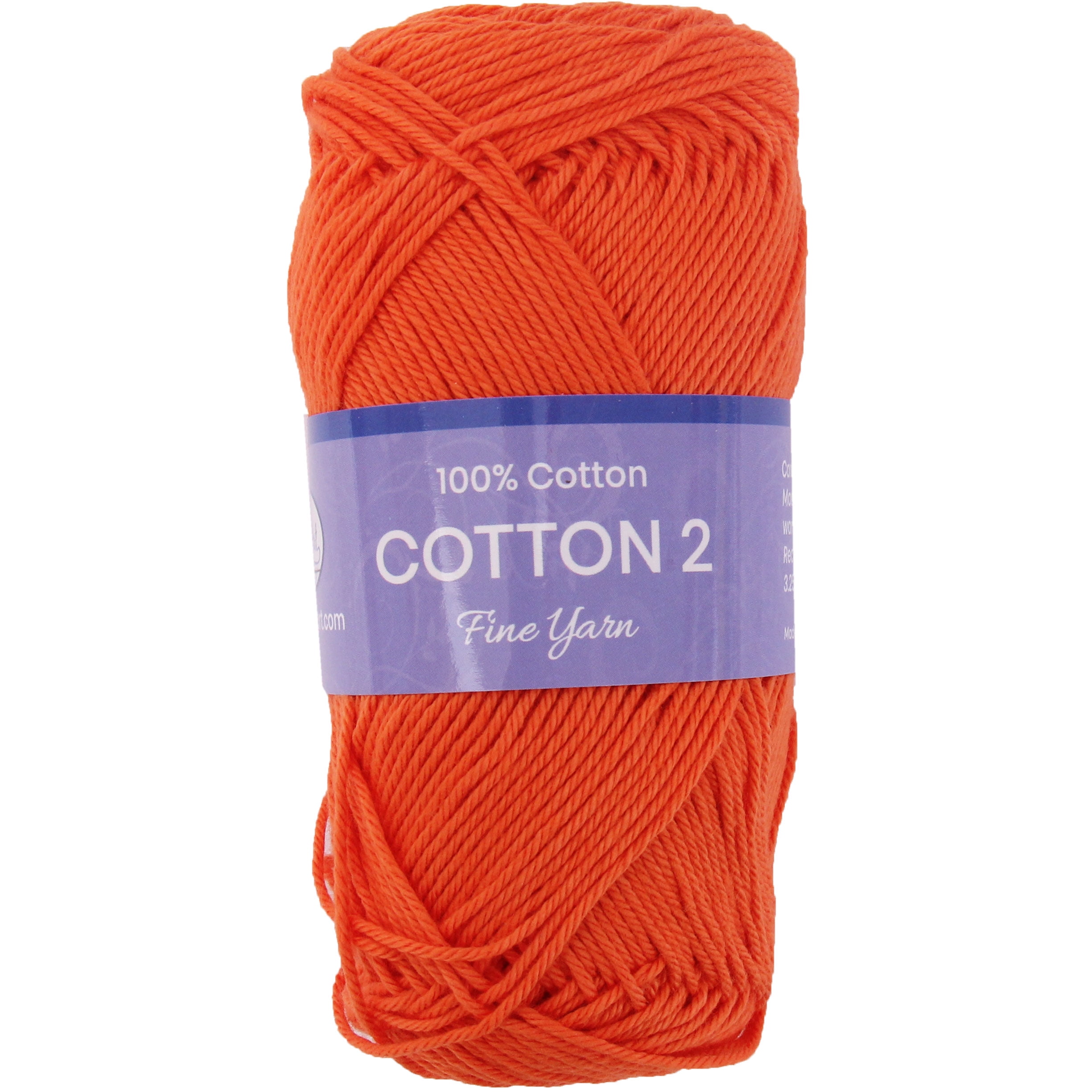 Threadart 100% Pure Cotton Crochet Yarn Size 2 | 50 gram Skeins |165 ...