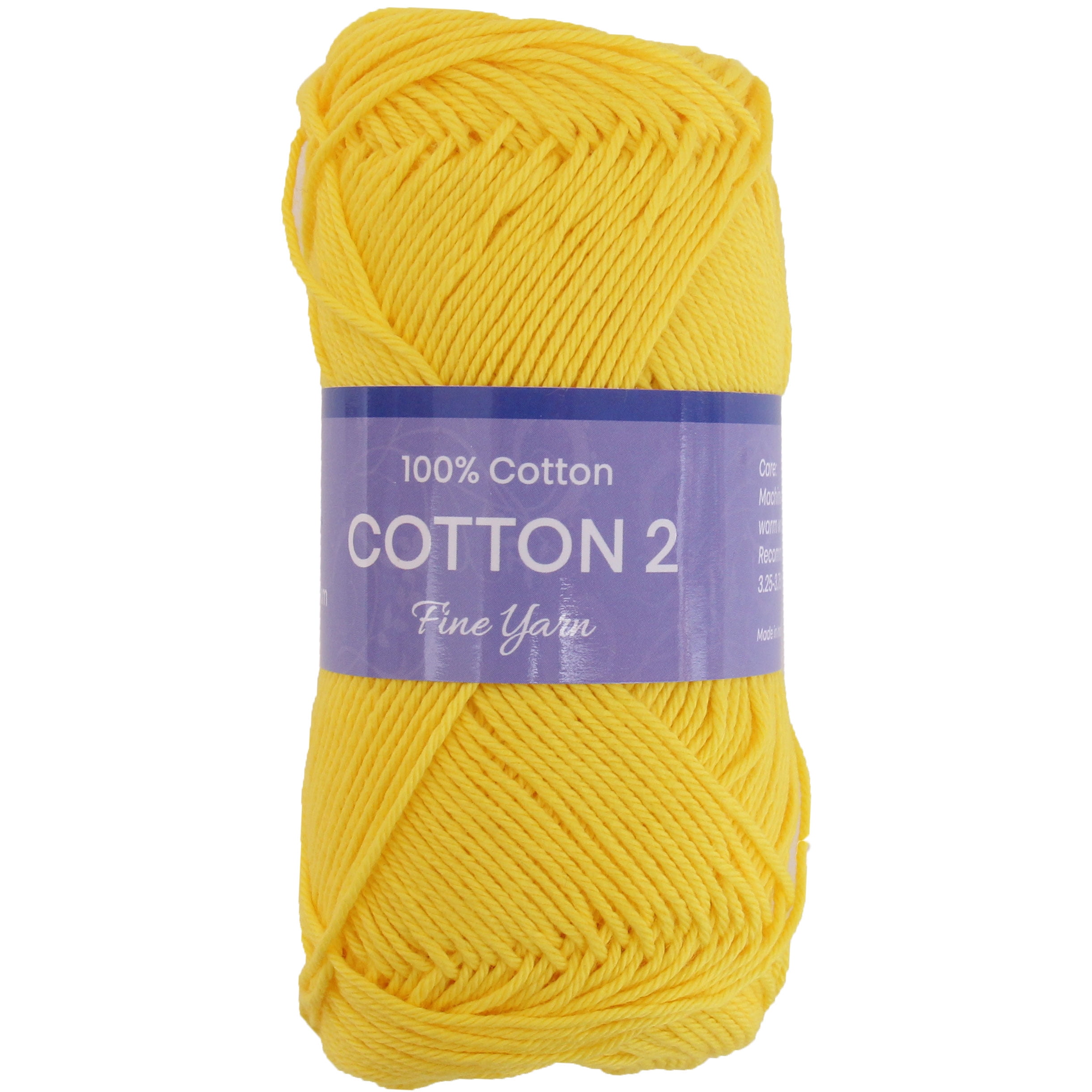 Threadart 100% Pure Cotton Crochet Yarn Size 2 | 50 gram Skeins |165 ...
