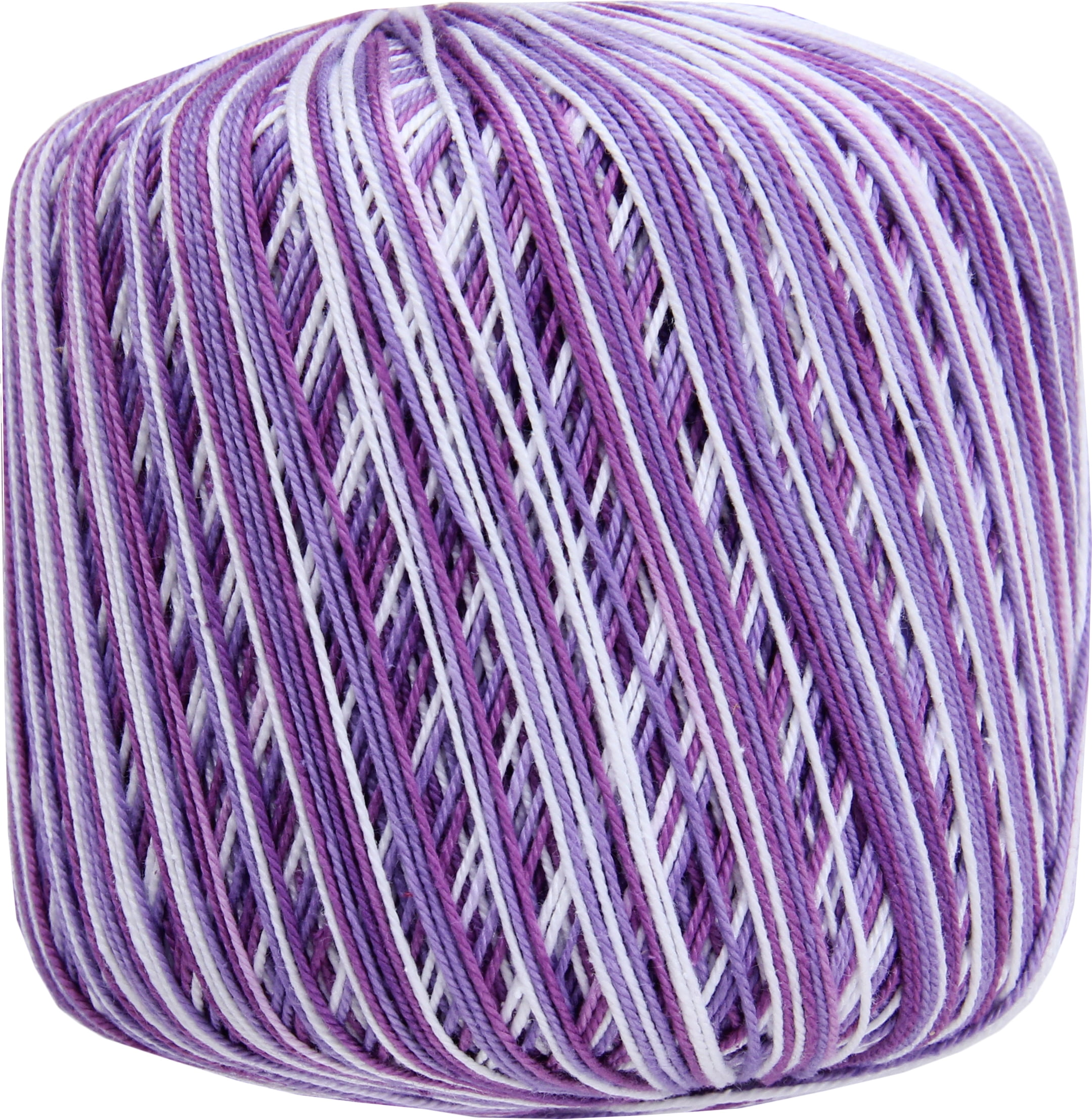 Threadart 100% Pure Cotton Multicolor Crochet Thread - Size 10 - Color ...